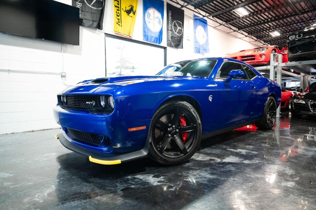 Dodge Challenger Hellcat Blue And Black